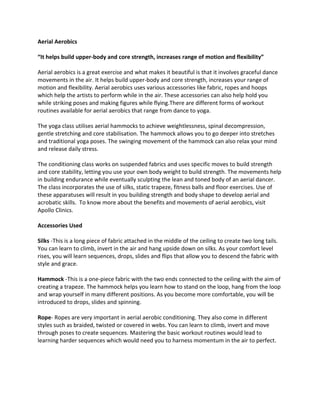 Aerial Aerobics | PDF