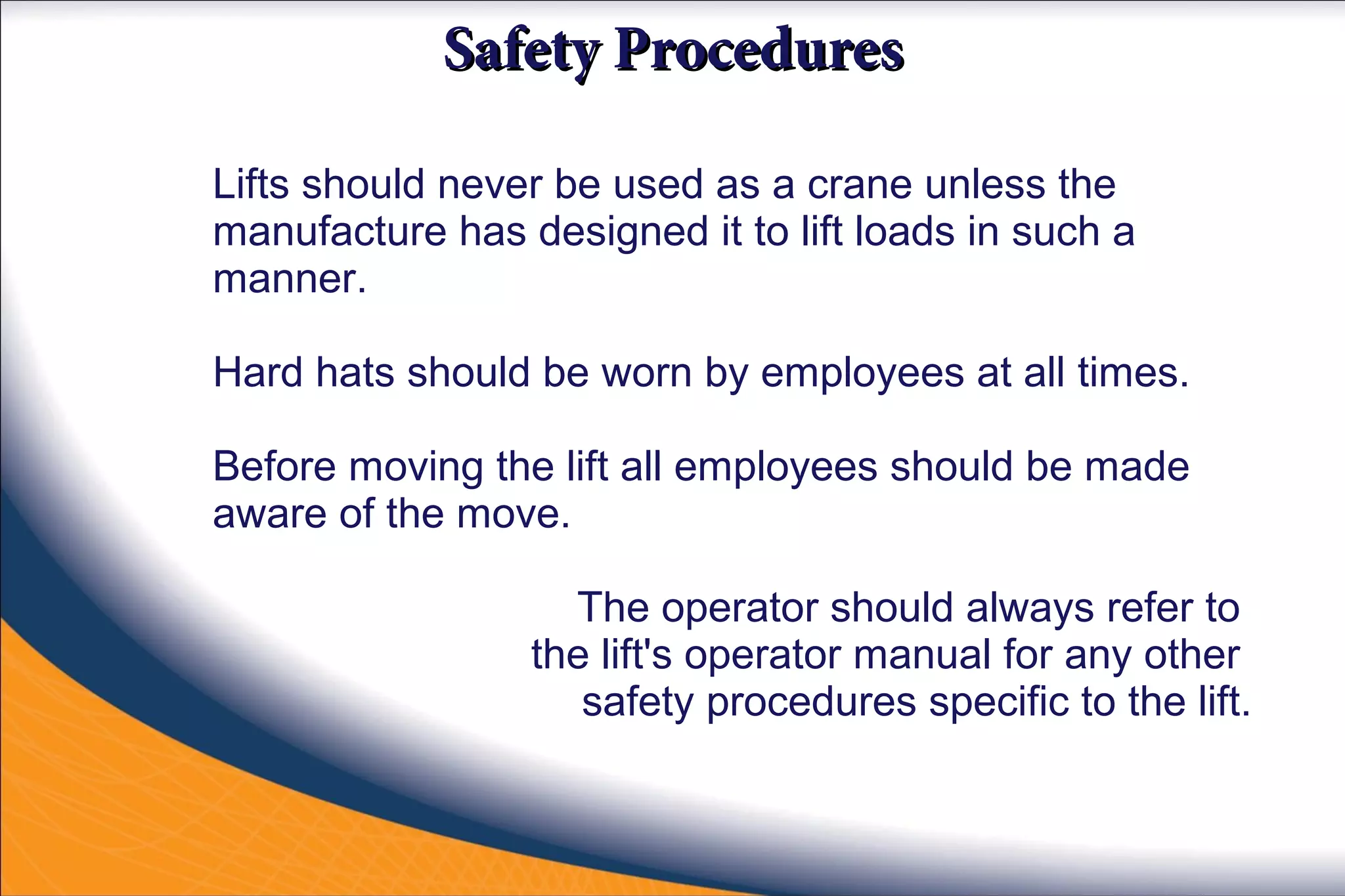 Aerial and scissor lift safety 2 | PPT