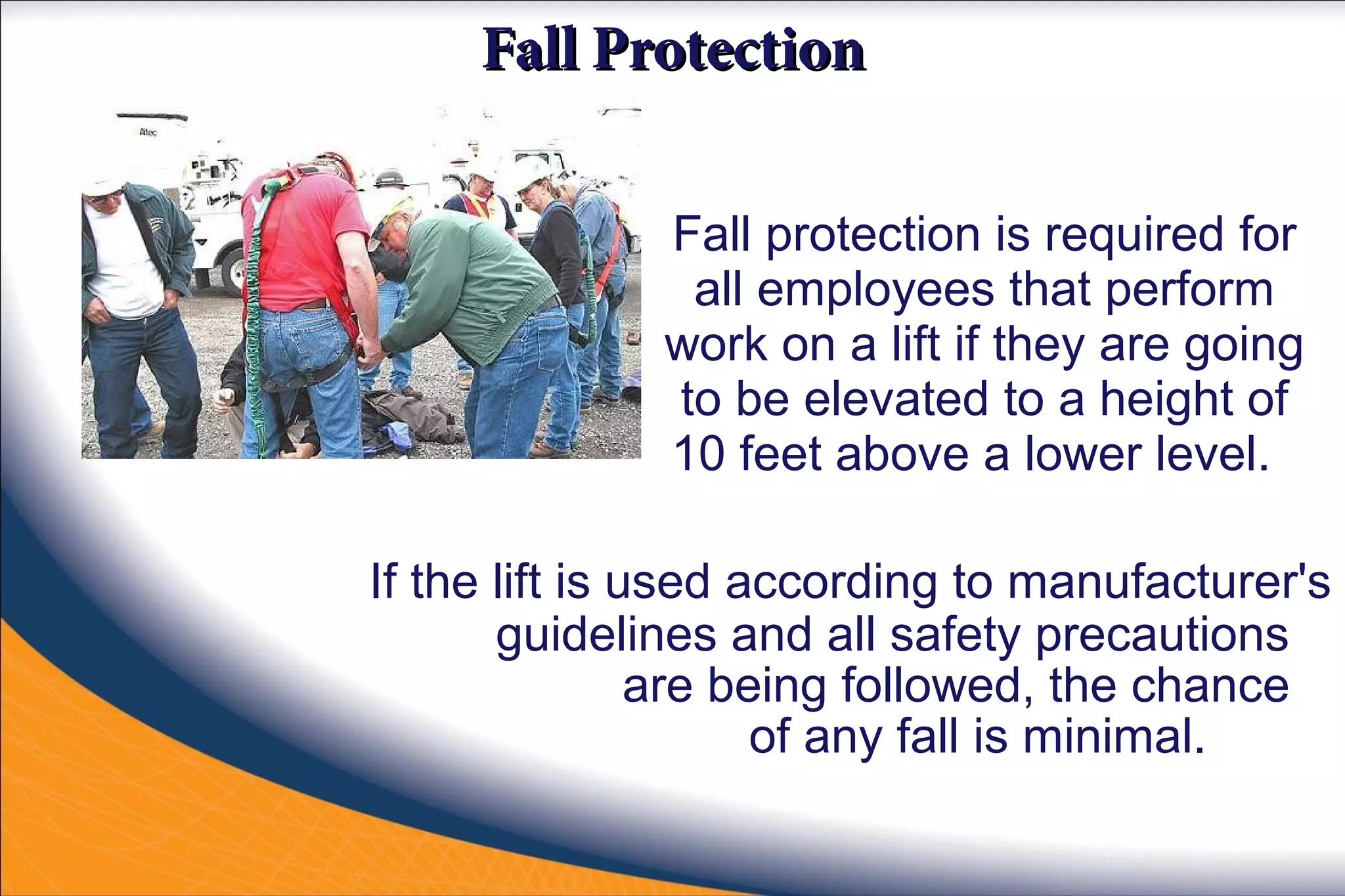 Aerial and scissor lift safety 2 | PPT