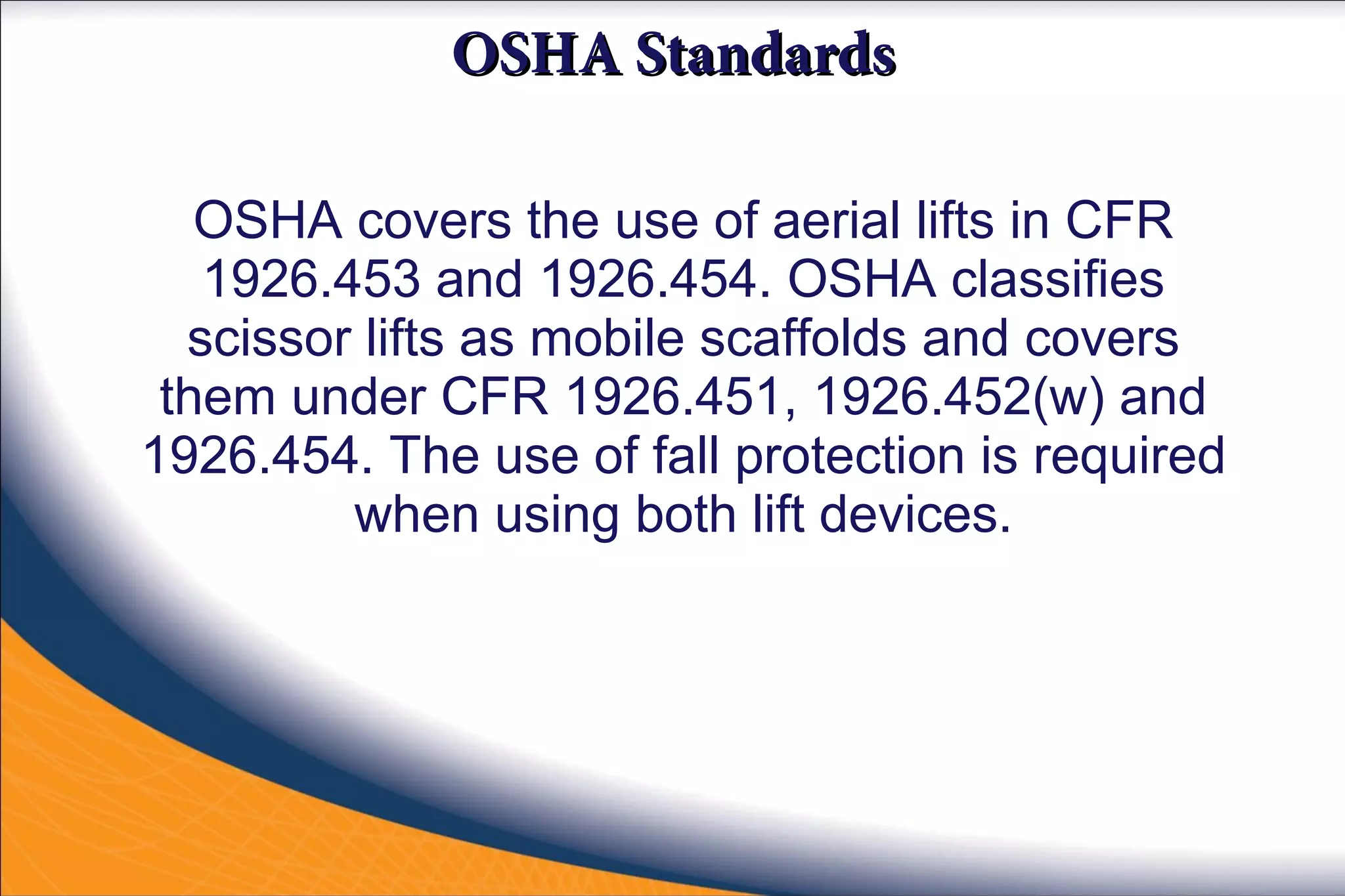 Aerial and scissor lift safety 2 | PPT