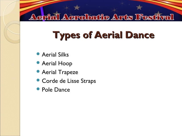 Aerial Dance festival | PPT