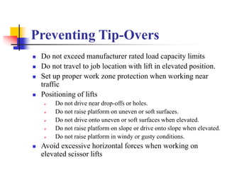 Aerial Lift 2 for Industrial safety trail | PPT