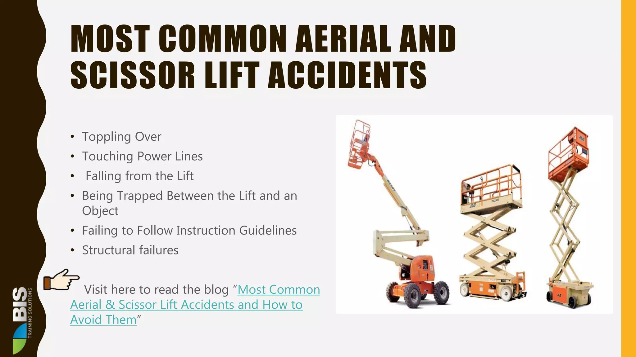 Aerial and Scissor Lifts | PPTX
