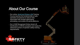 Aerial Lift Safety Training | PPT