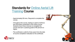 Aerial Lift Safety Training | PPT