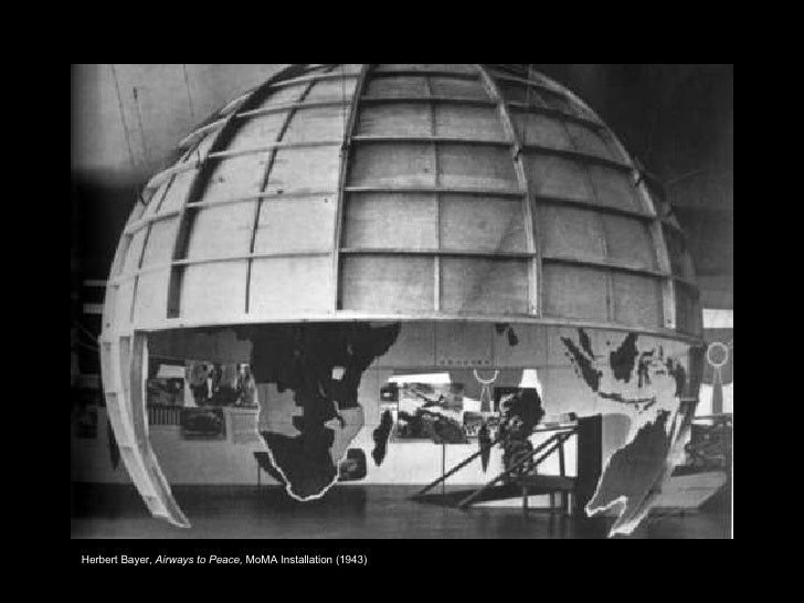 Inverted globe - MoMa installation from 1943 : r/MapPorn