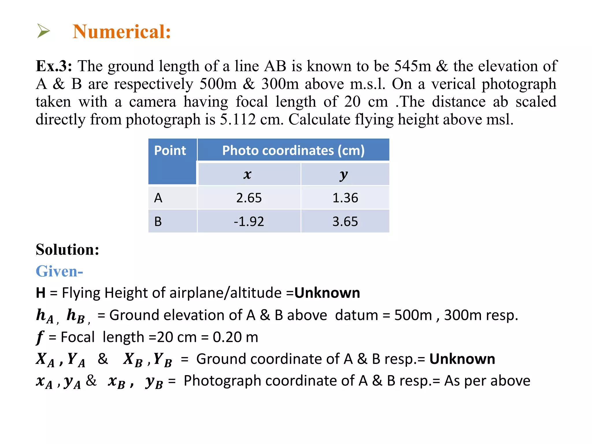 Aerial photogrammetry 02 | PPTX