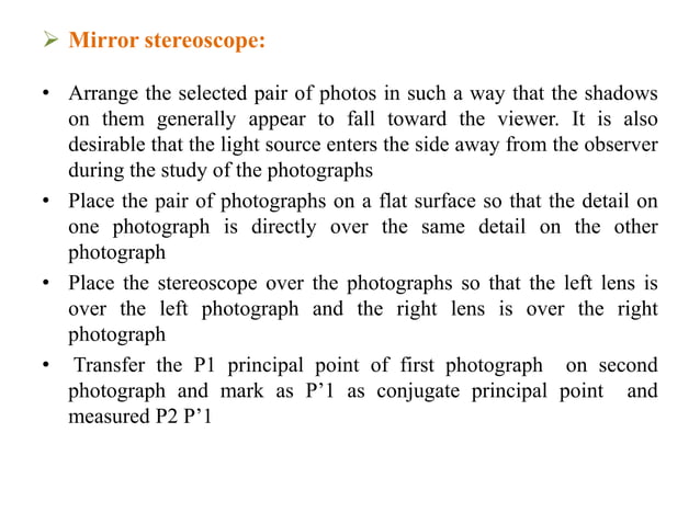 Aerial photogrammetry 05 | PPTX