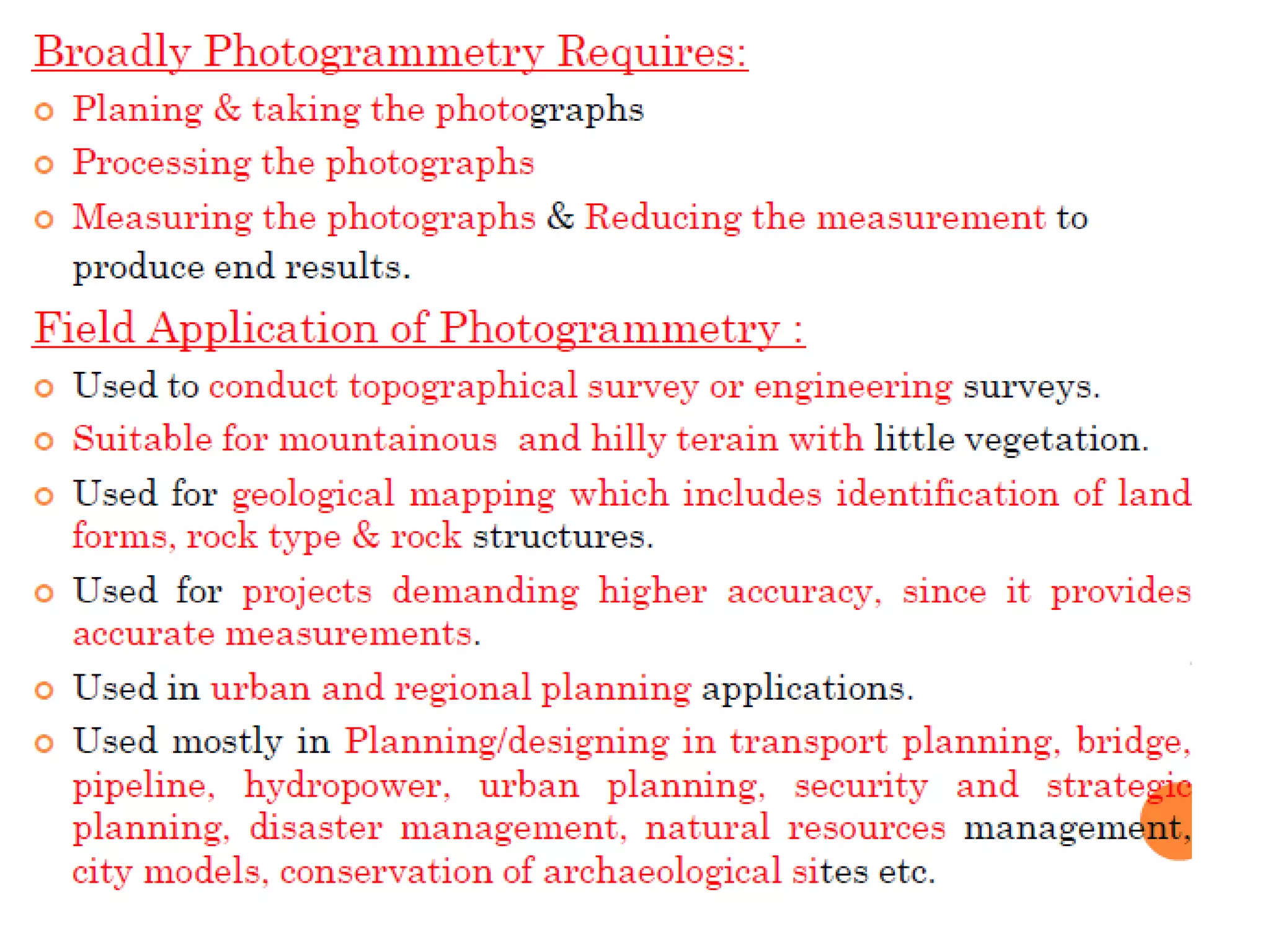 Aerial photogrammetry ppt 1 | PPTX