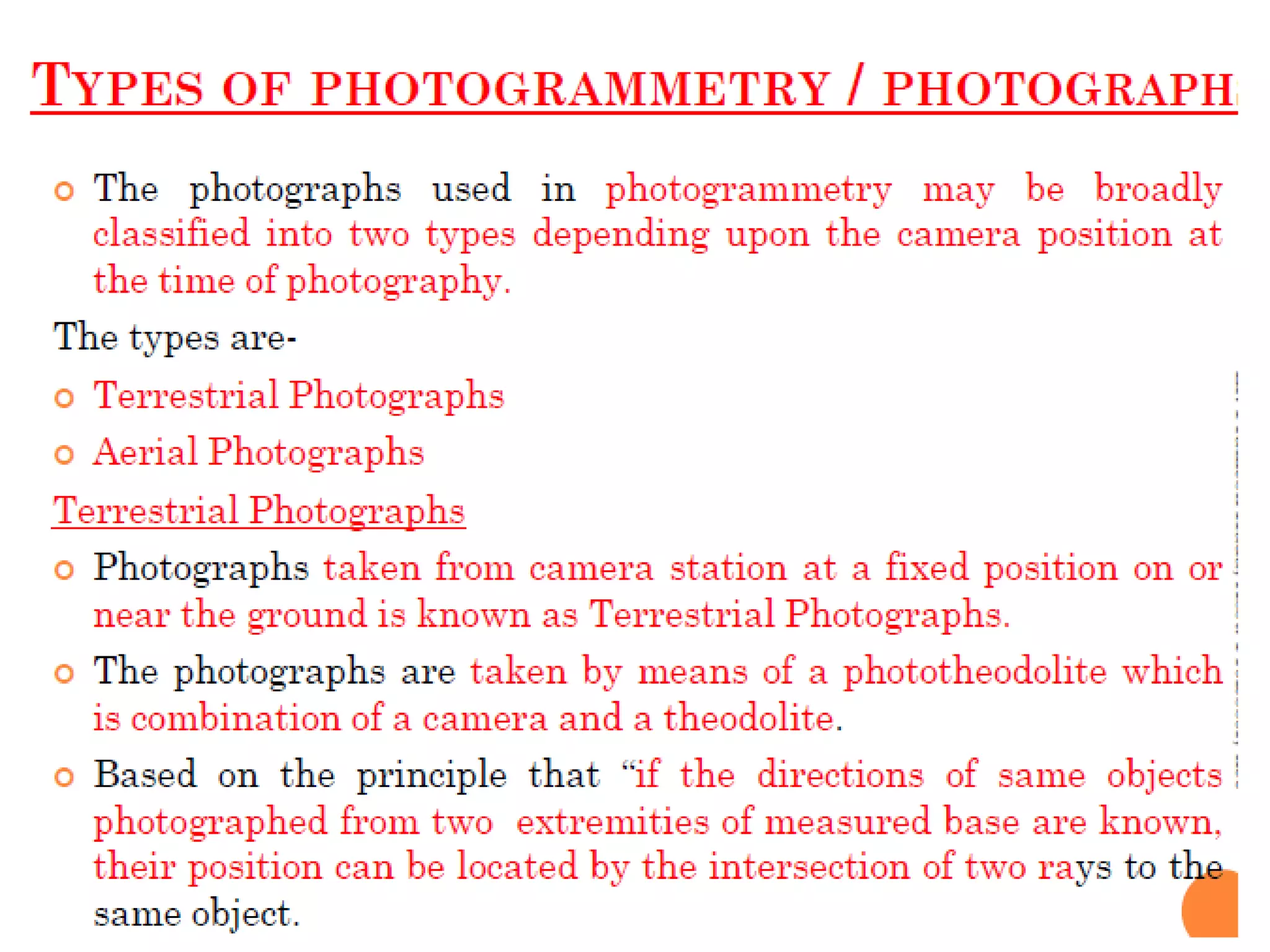 Aerial photogrammetry ppt 1 | PPTX