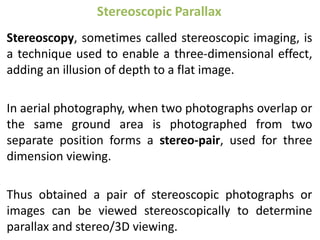 Aerial photogrammetry ppt 2 | PPTX