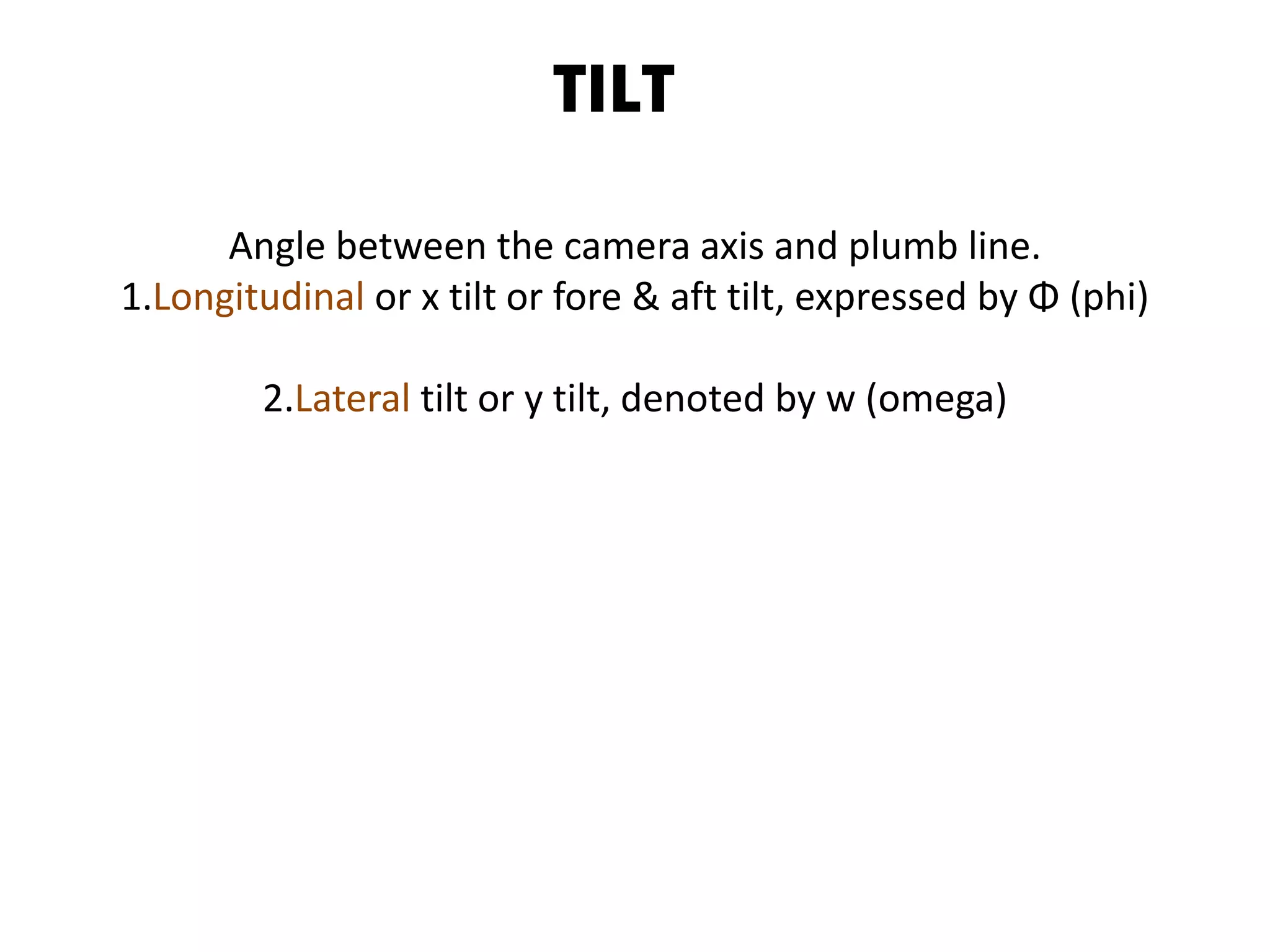 Aerial photography- Concept and Terminologies | PPTX