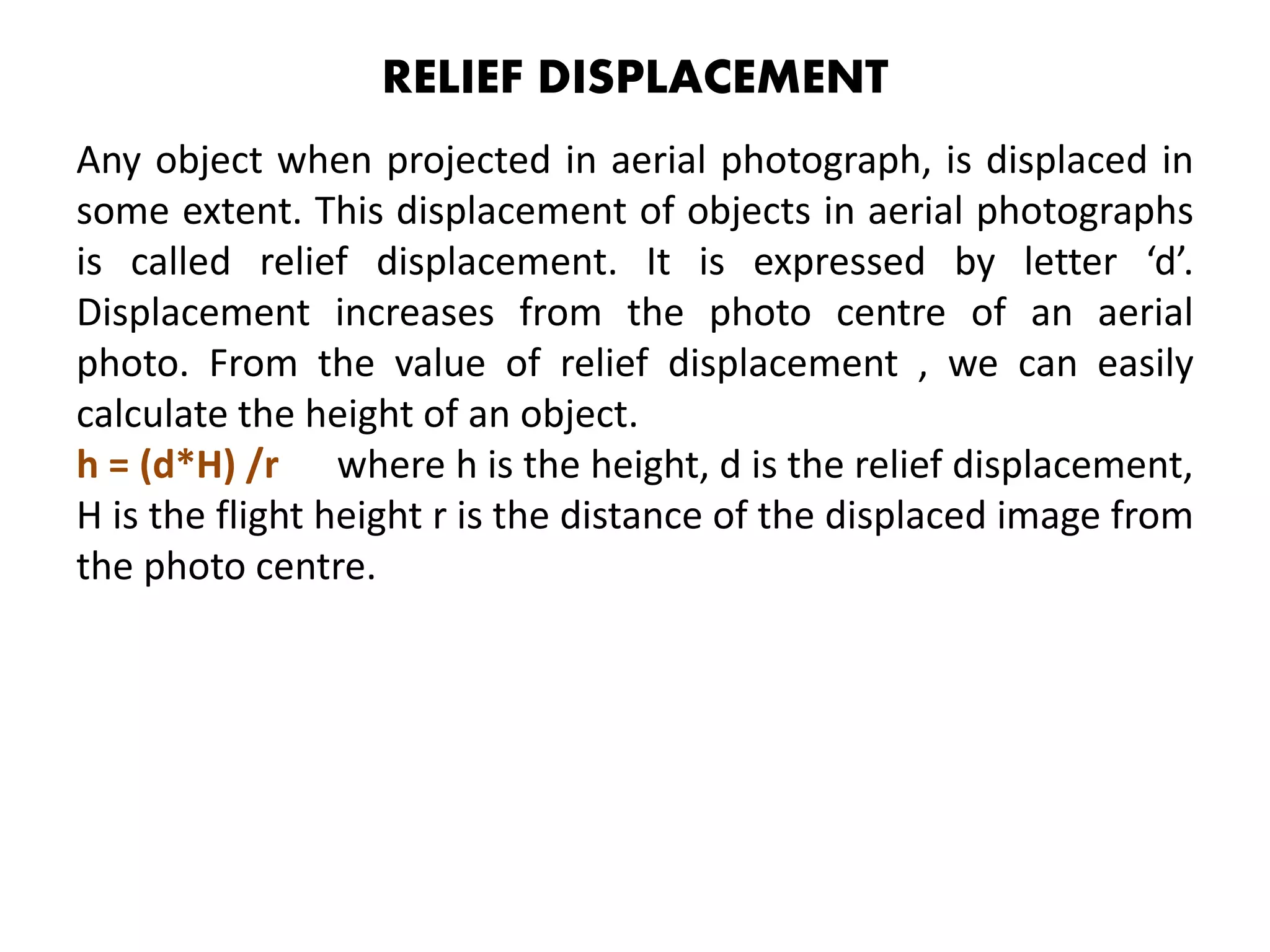 Aerial photography- Concept and Terminologies | PPTX