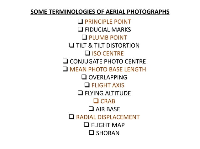 Aerial photography- Concept and Terminologies | PPTX | Photography ...