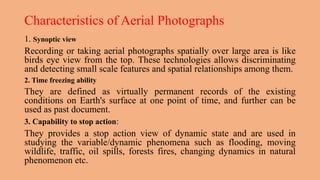 Aerial Photographs: Factor Influence, Types and Characteristics. | PPTX