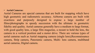 Aerial Photographs: Factor Influence, Types and Characteristics. | PPTX
