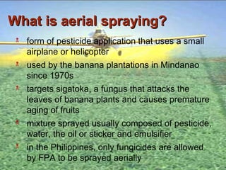 Aerial spraying 101 | PPT