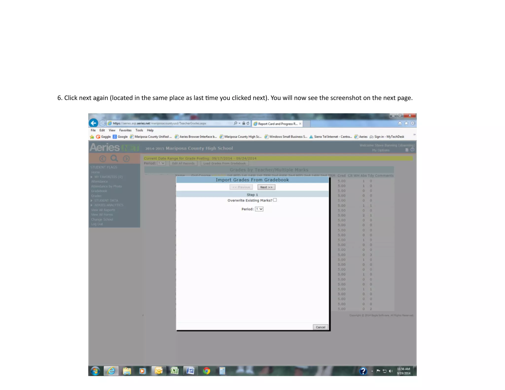 Uploading Grades to Aeries.net (not SBG) | PDF