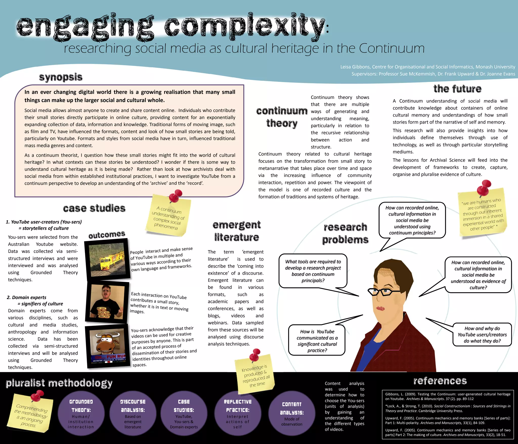 AERI 2011 poster (winner) on engaging complexity | PPT