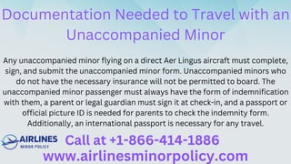 Aer Lingus Minor Policy | PDF