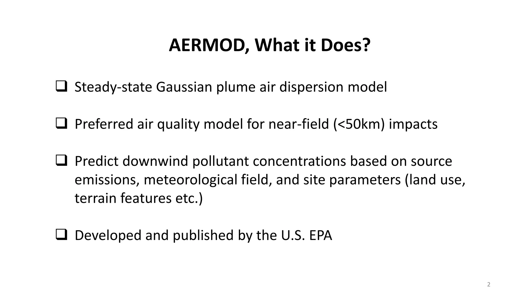 AERMOD | PPTX