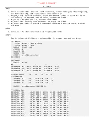 Near-field Gaussian Dispersion Analysis in AERMOD: A demonstration project (In progress) | DOCX ...