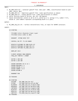Near-field Gaussian Dispersion Analysis in AERMOD: A demonstration project (In progress) | DOCX ...