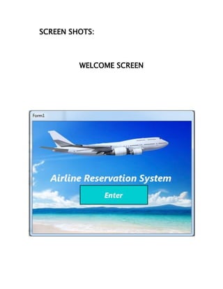 Airline reservation system | PDF