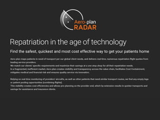 Aero plan RADAR review | PPTX | Air Travel | Travel Type