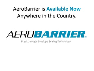 AeroBarrier Overview - How it Works | PPTX