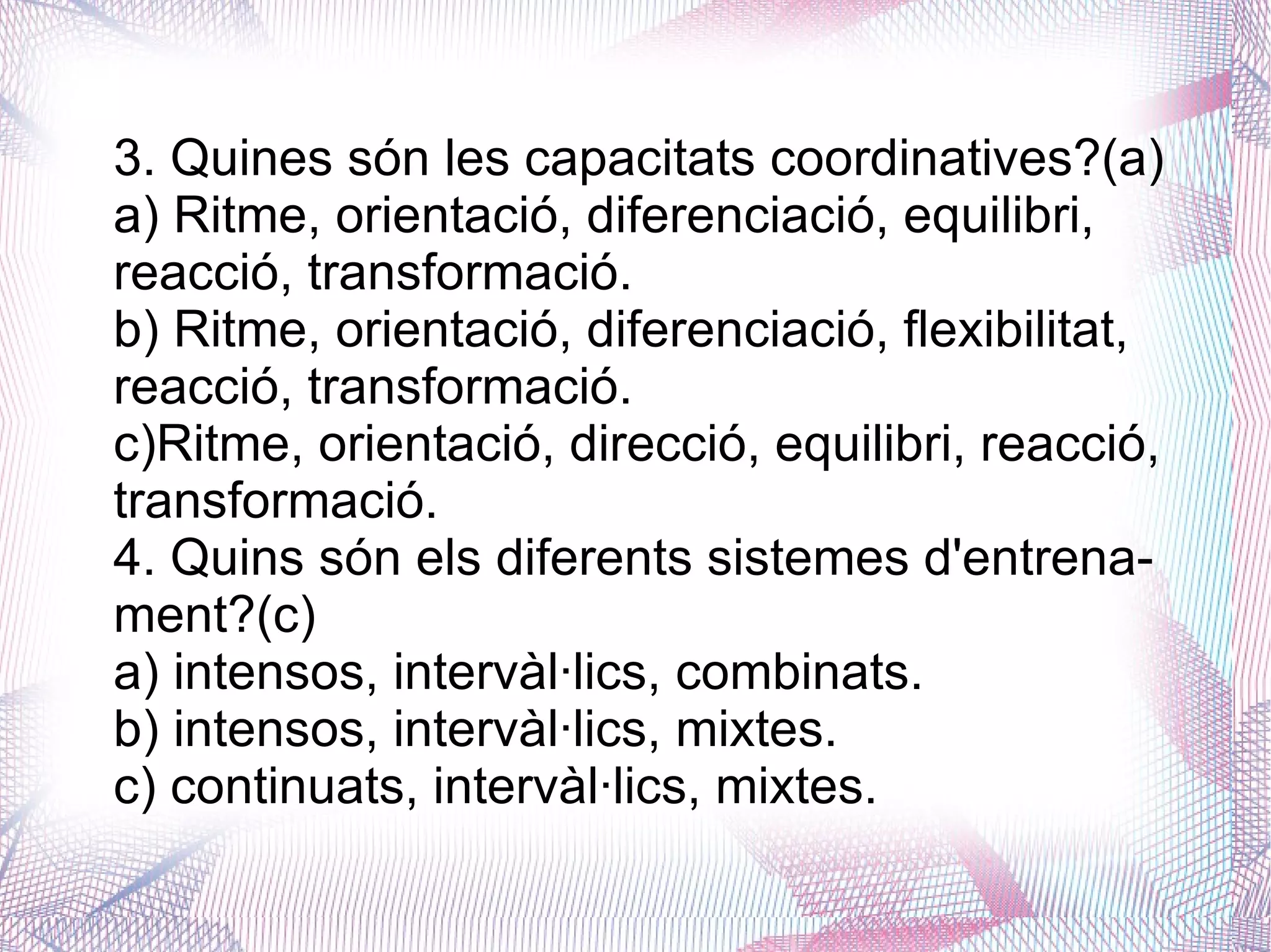 Qualitats fisiques basiques i Aerobic 02 | PPT