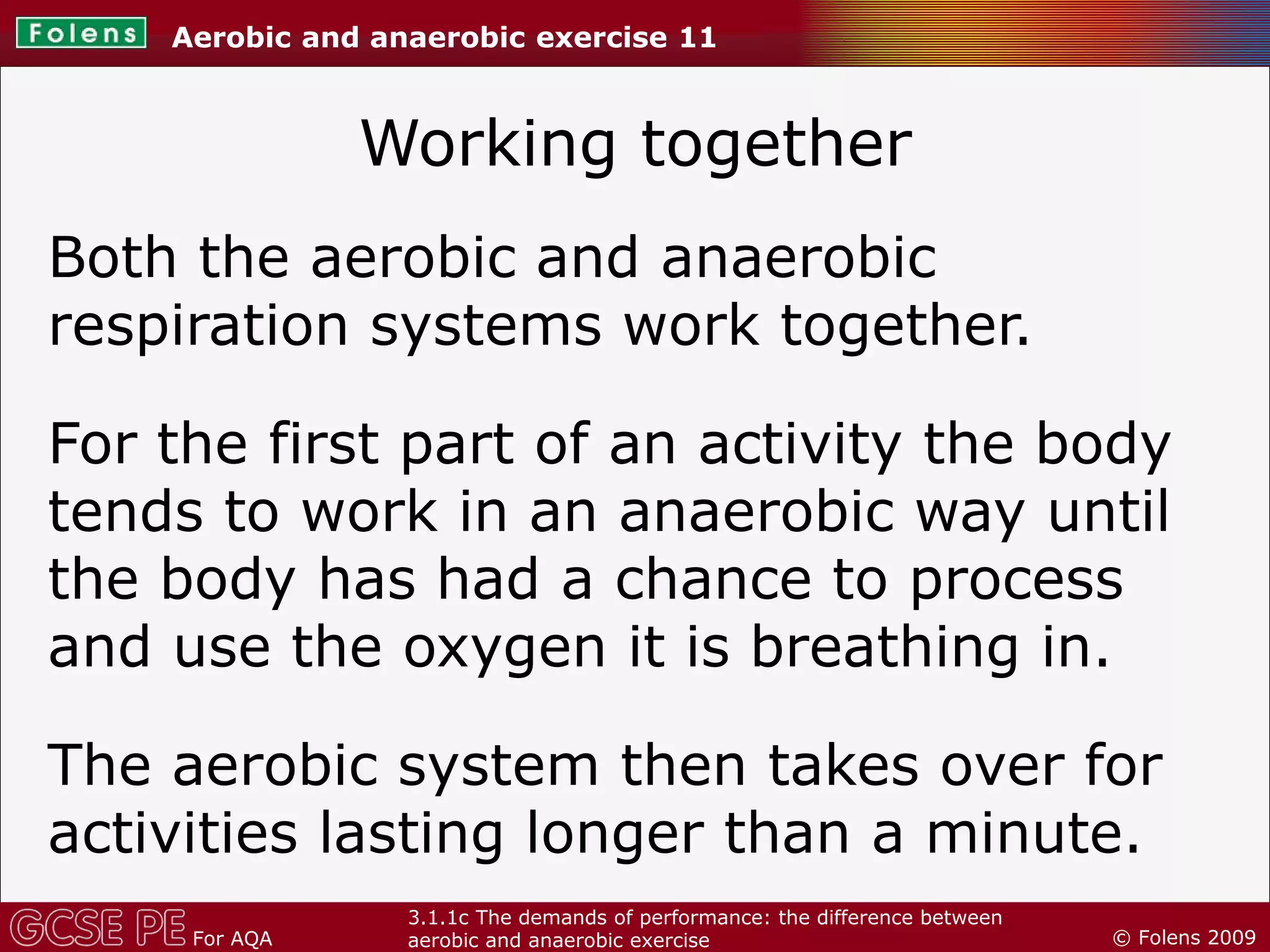 Aerobic and anaerobic exercise | PDF