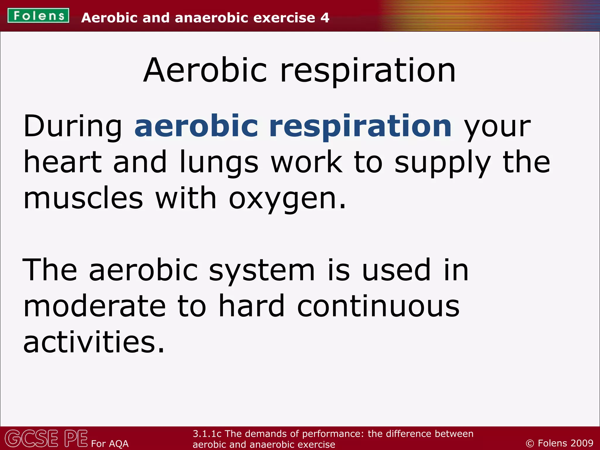 Aerobic and anaerobic exercise | PDF