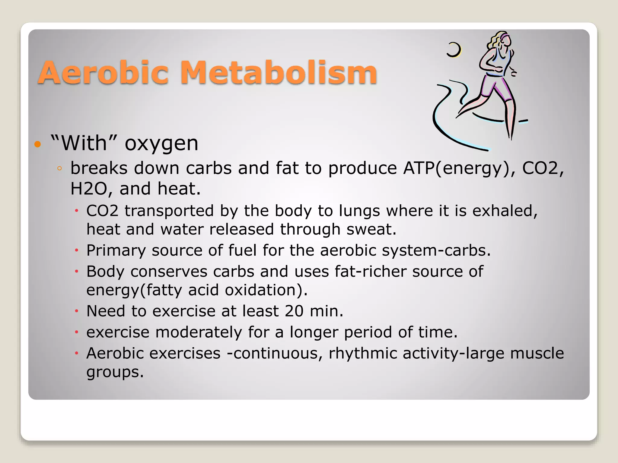 Aerobic and anaerobic training | PPTX