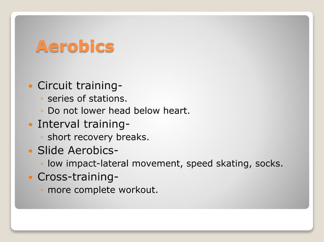 Aerobic and anaerobic training | PPTX | Running and Jogging | Fitness and Exercise