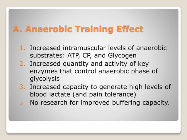 Aerobic and anaerobic training | PPTX | Running and Jogging | Fitness and Exercise