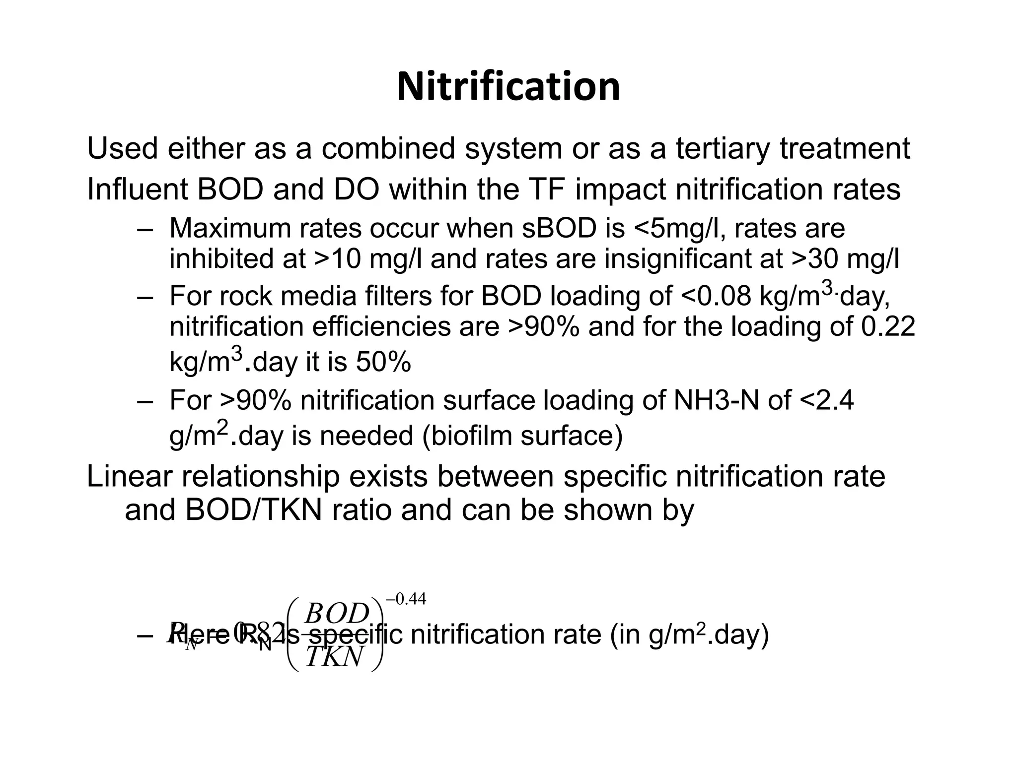 Aerobic attached growth systems | PPTX