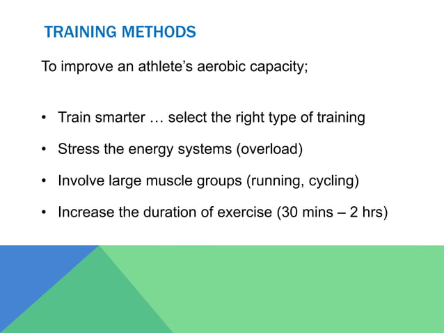 Aerobic Capacity lesson 1 | PPTX | Running and Jogging | Fitness and ...