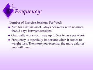 Aerobic Exercise for physiotherapy students | PPT