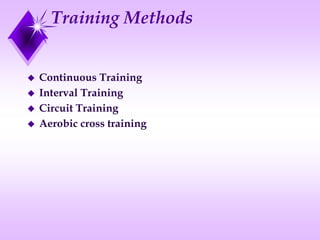 Aerobic Exercise for physiotherapy students | PPT