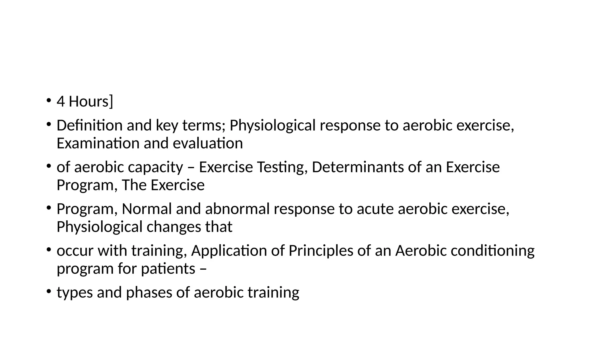 Aerobic Exercise and benefits of it, types | PPTX