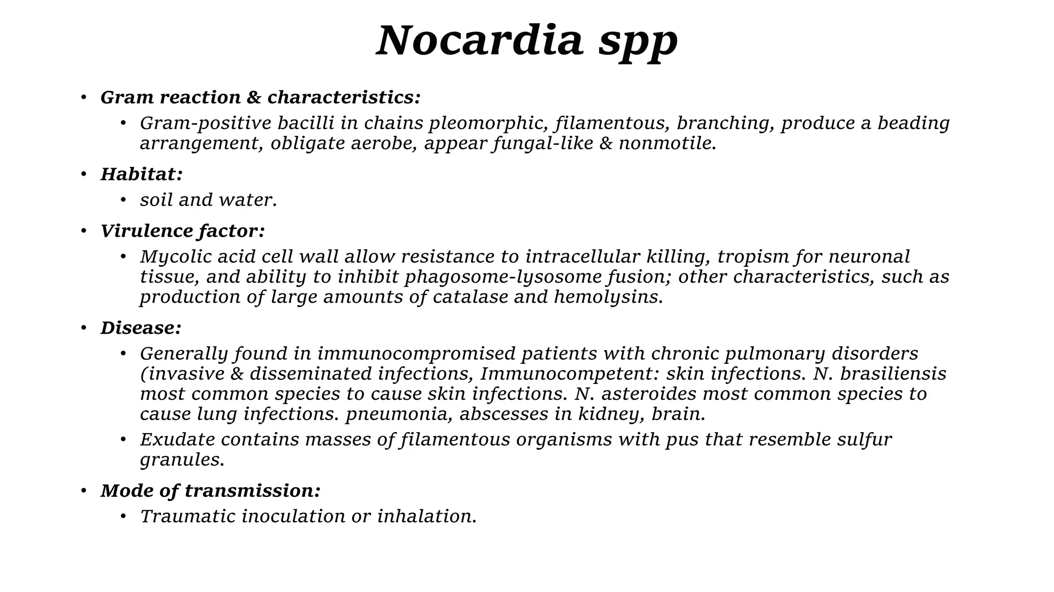 Aerobic Non-Spore-Forming Gram-Positive Bacilli | PPTX