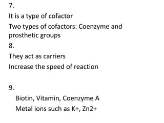 Aerobic respiration plus Cofactor and Co- Enzyme.pptx | Chemistry | Science