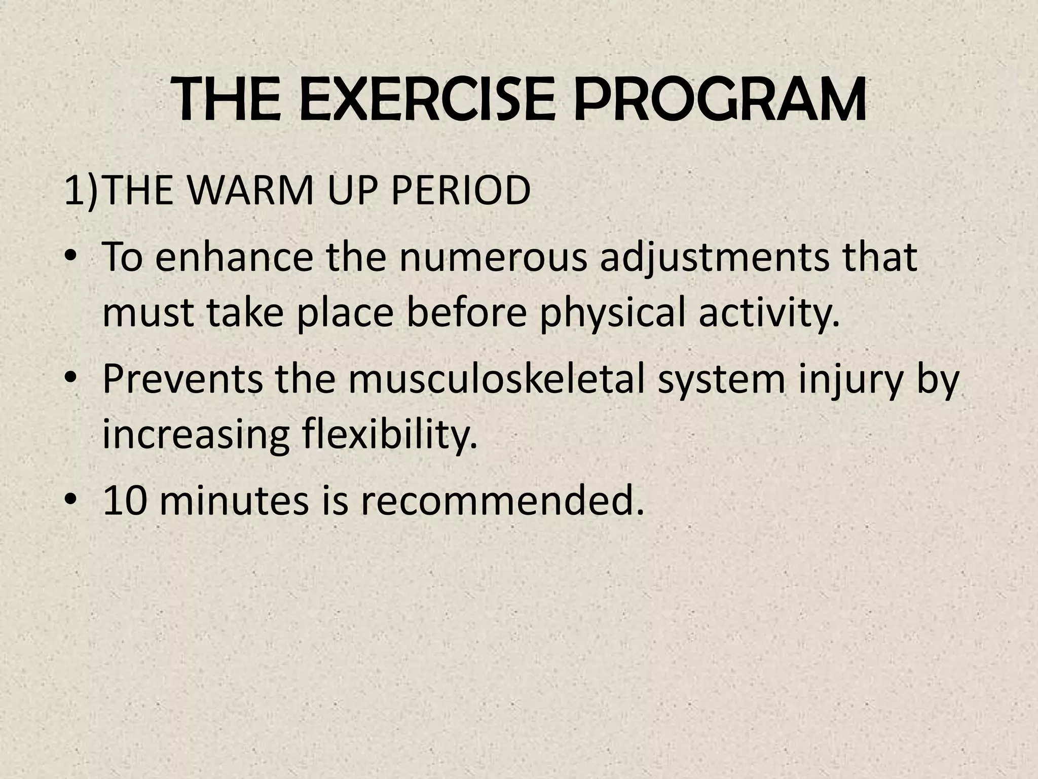 Aerobics exercise for healthy adult | PPTX
