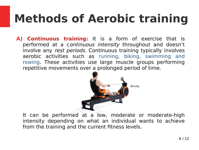 Aerobic training and aerobic energy source | PPT