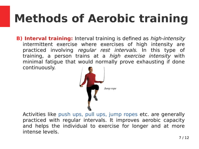Aerobic training and aerobic energy source | PPT