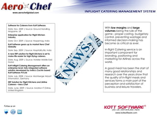 AeroChef - Inflight Catering Management System | PPT