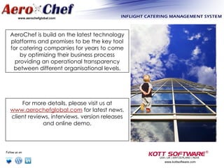 AeroChef - Inflight Catering Management System | PPT