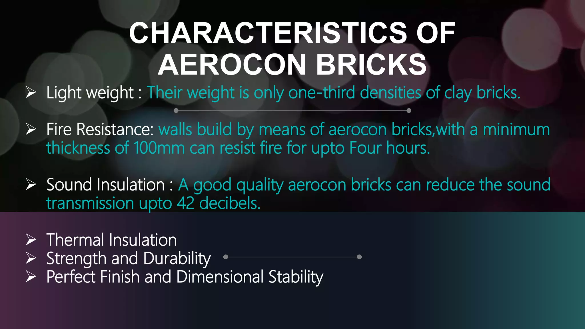 Aerocon bricks | PPTX
