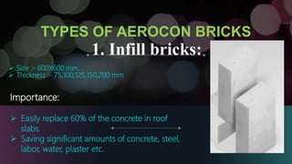 Aerocon bricks | PPTX